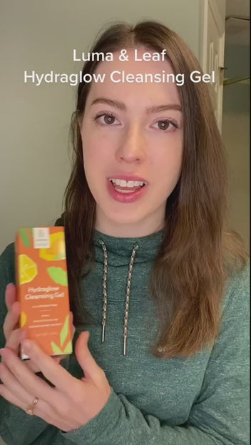 Hydraglow Cleansing Gel | Hydrating Facial Cleanser | Luma & Leaf